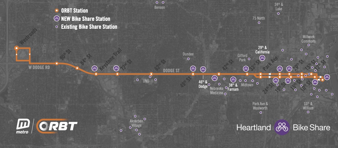 Bike Share Pairs With Transit in Omaha - Better Bike Share